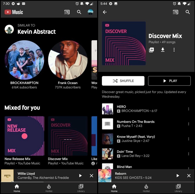 YouTube Music Gains New Personalized Discover Mix Playlist Updated YouTube Music Gains New Personalized Discover Mix Playlist Updated